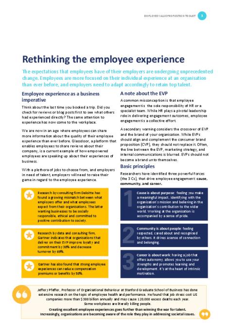 Rethinking the employee experience - Department of Employment and Workplace Relations ...